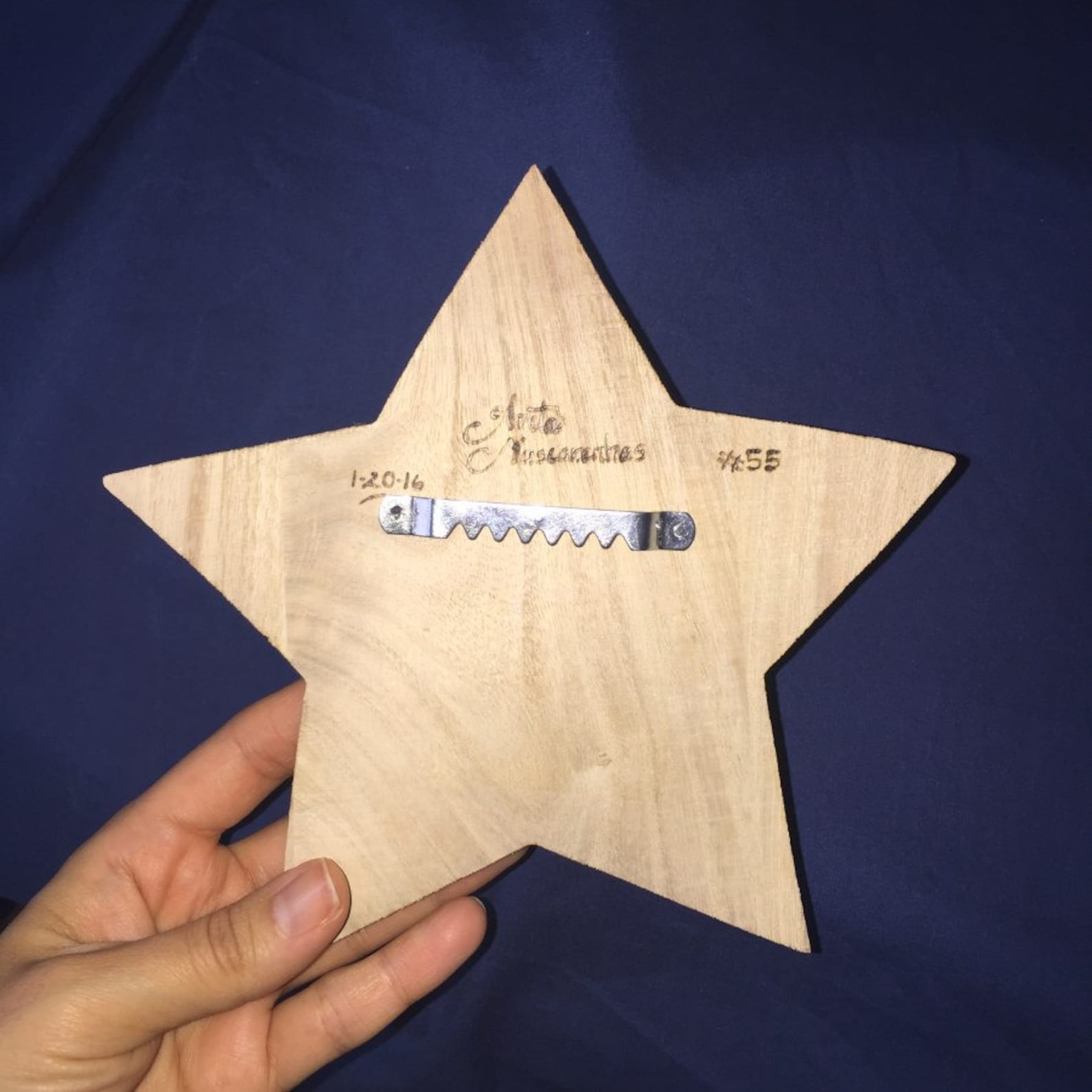 Personalized Quote Star Wood Burning Art Plaque - Pyrography 7"x7" or 4 ...