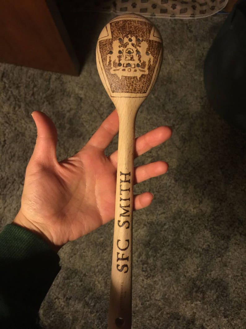 Wood Spoons Pyrography Wood Burning Art Personalized Wood - Etsy