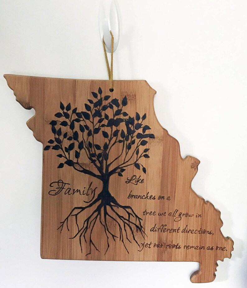 Personalized Family Tree Pyrography Plaque Custom Wood | Etsy