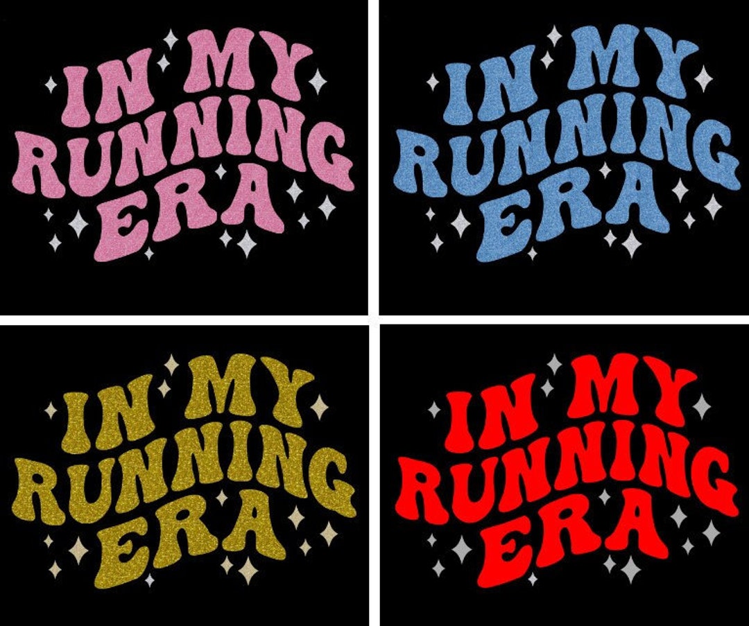 In My Running Era Shirt - Choose Your Colors! 6 Styles With Matte or ...