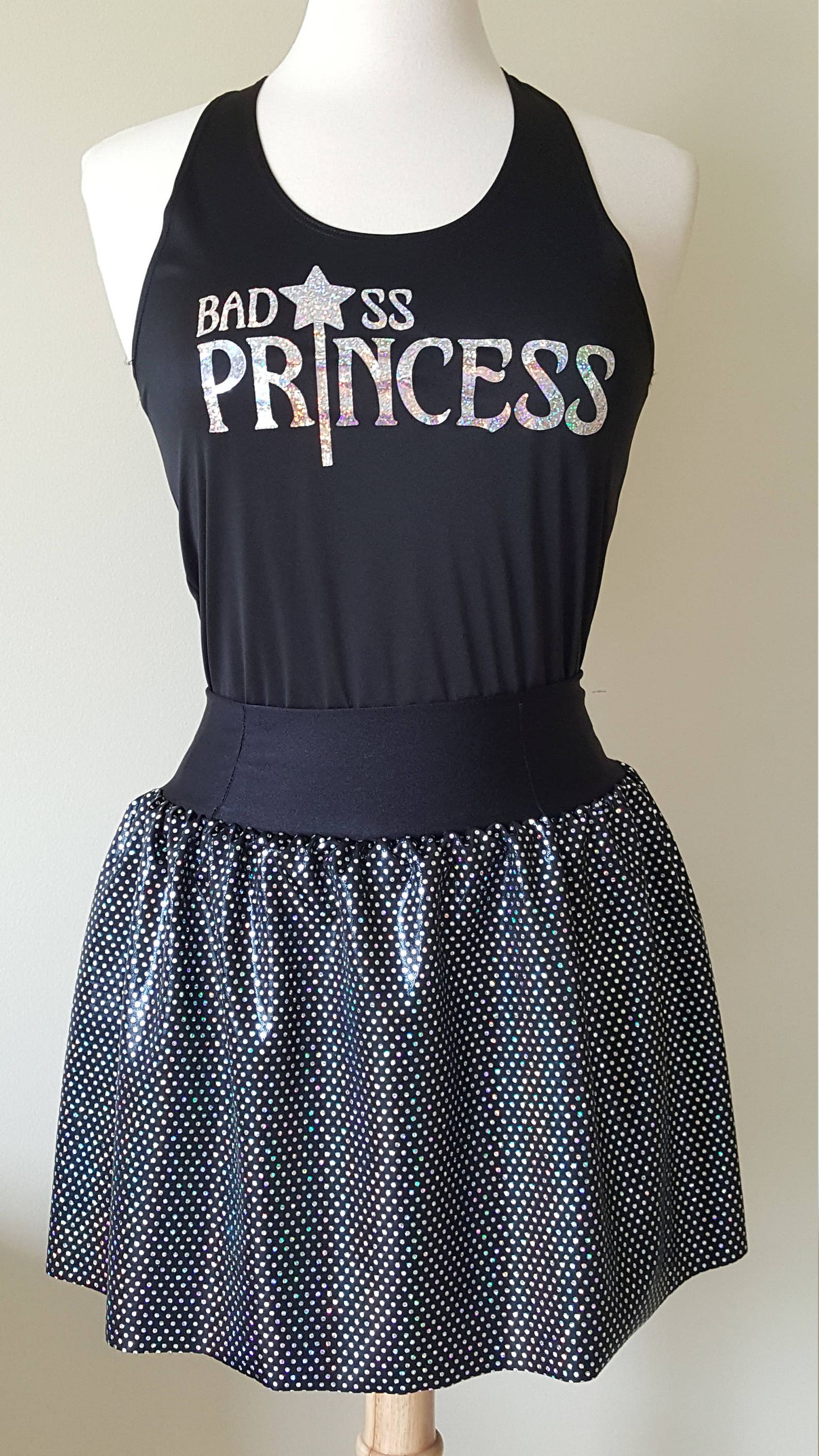 Badass Princess Holographic Silver Fairy Tale Running | Etsy
