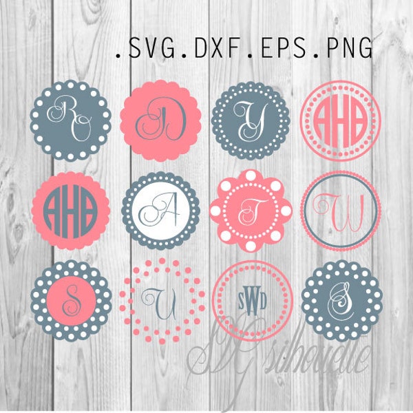 Monogram Frames - Etsy