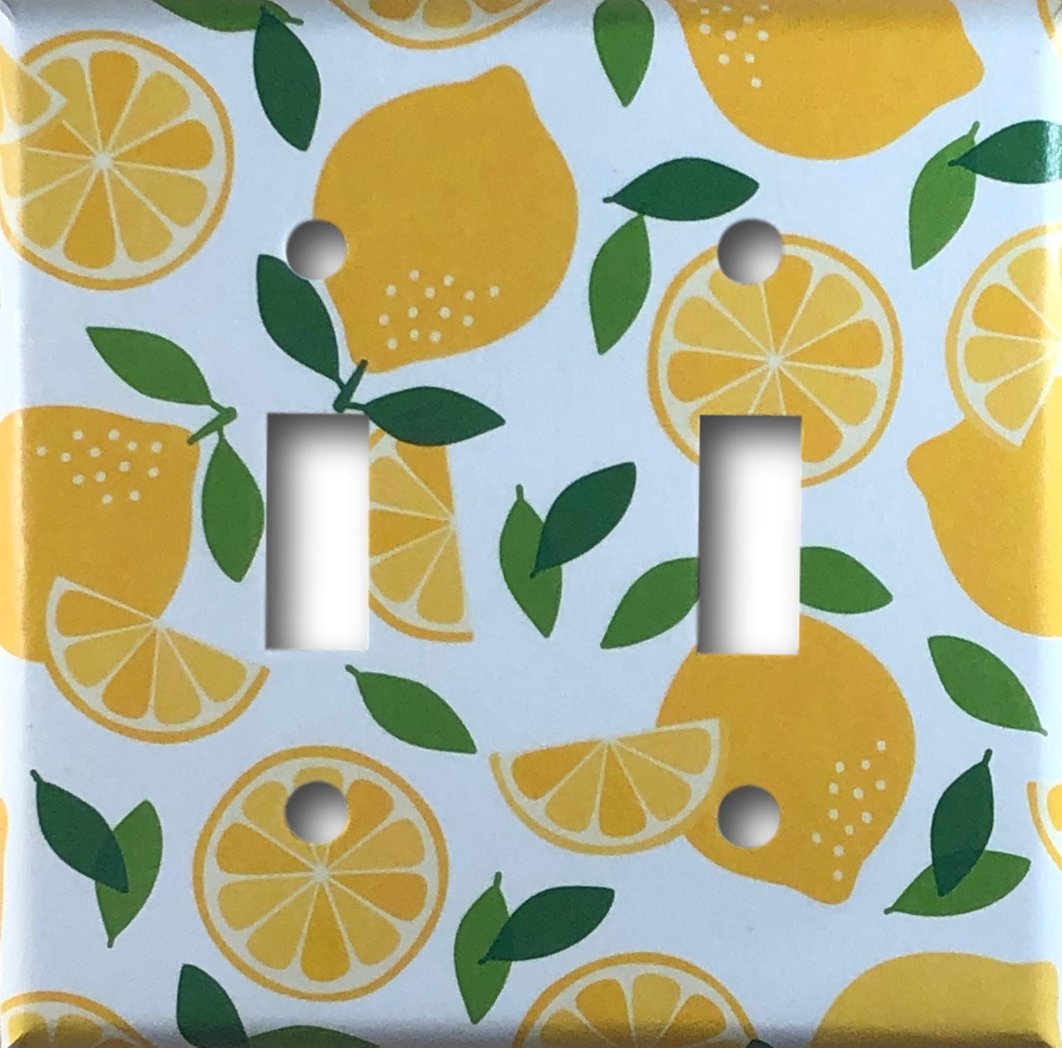 Lemon Decorative Light Switch Outlet Rocker GFCI Wall Plates - Etsy
