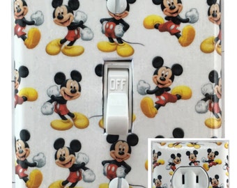 Mickey Mouse Outlet Cover - Etsy
