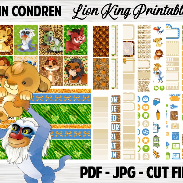 Lion King Scrapbook Kit - Etsy