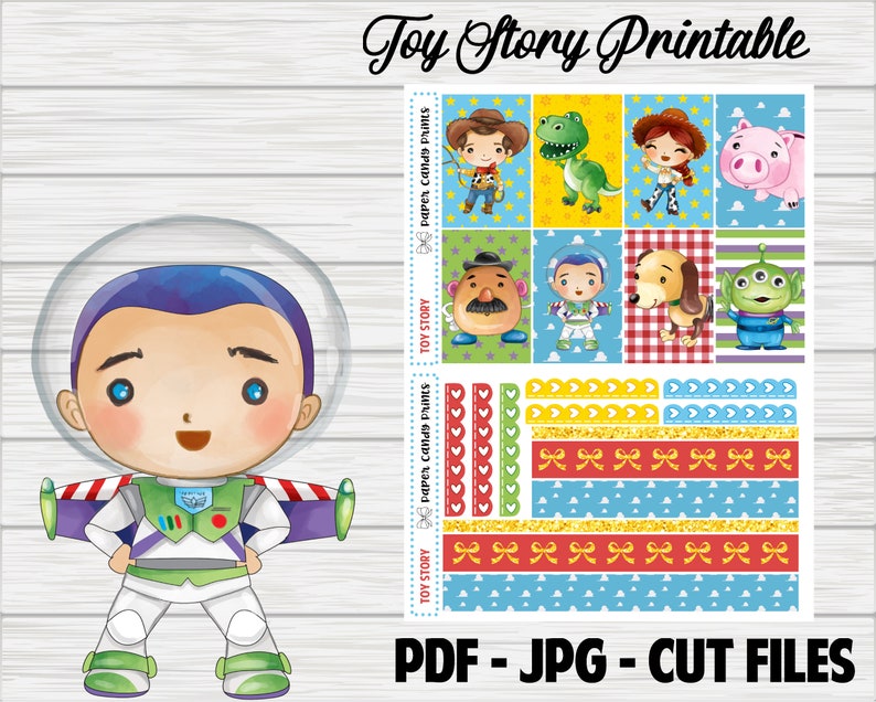 Toy Story HAPPY PLANNER Classic Printable Planner Stickers - Etsy