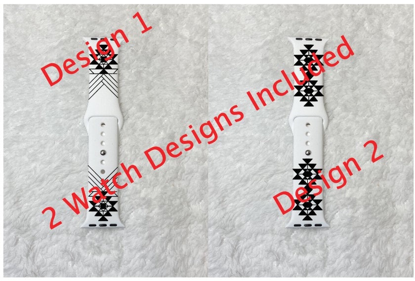 Boho Watchband File Digital File Watch Band Engraved | Etsy