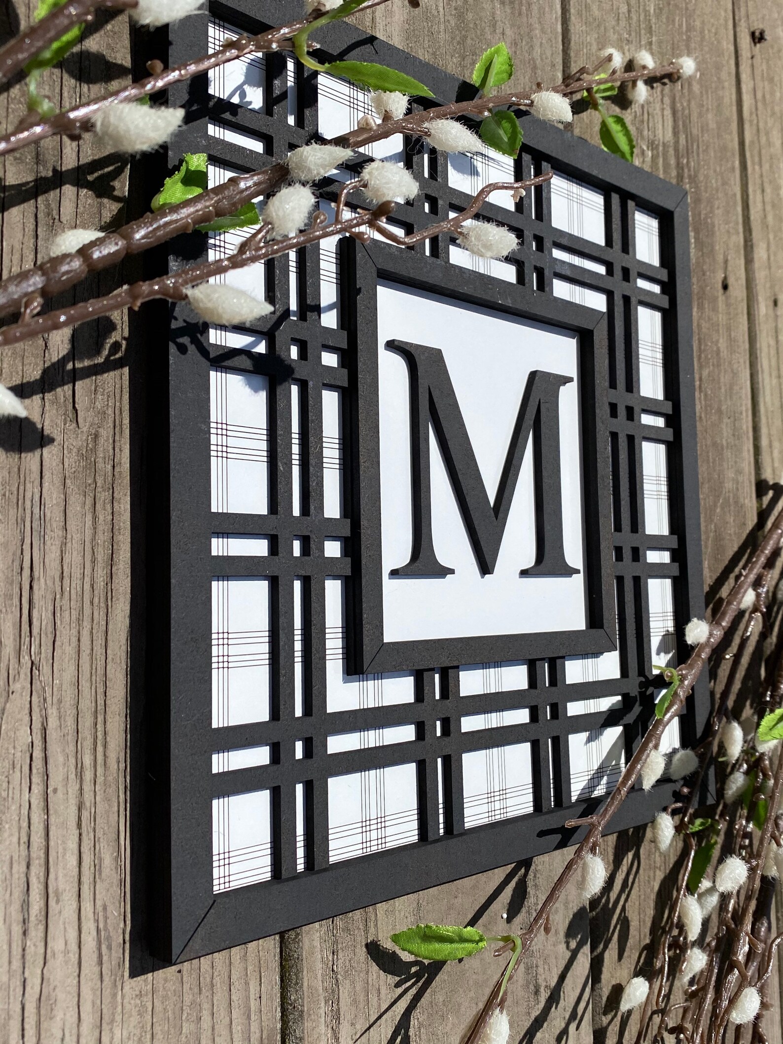 Plaid Sign Digital File, File for Glowforge, Laser Digital File - Etsy