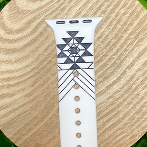 Boho Watchband File, Digital File, Watch Band, Engraved Watchbands ...