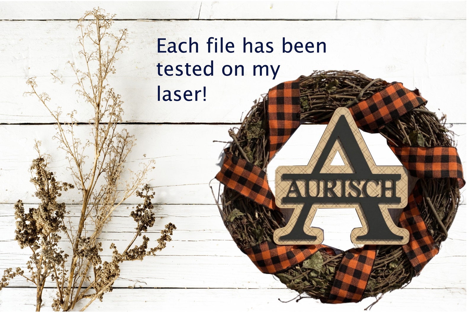 Arabesque Split Letter Sign Backer Sign SVG Pattern for - Etsy