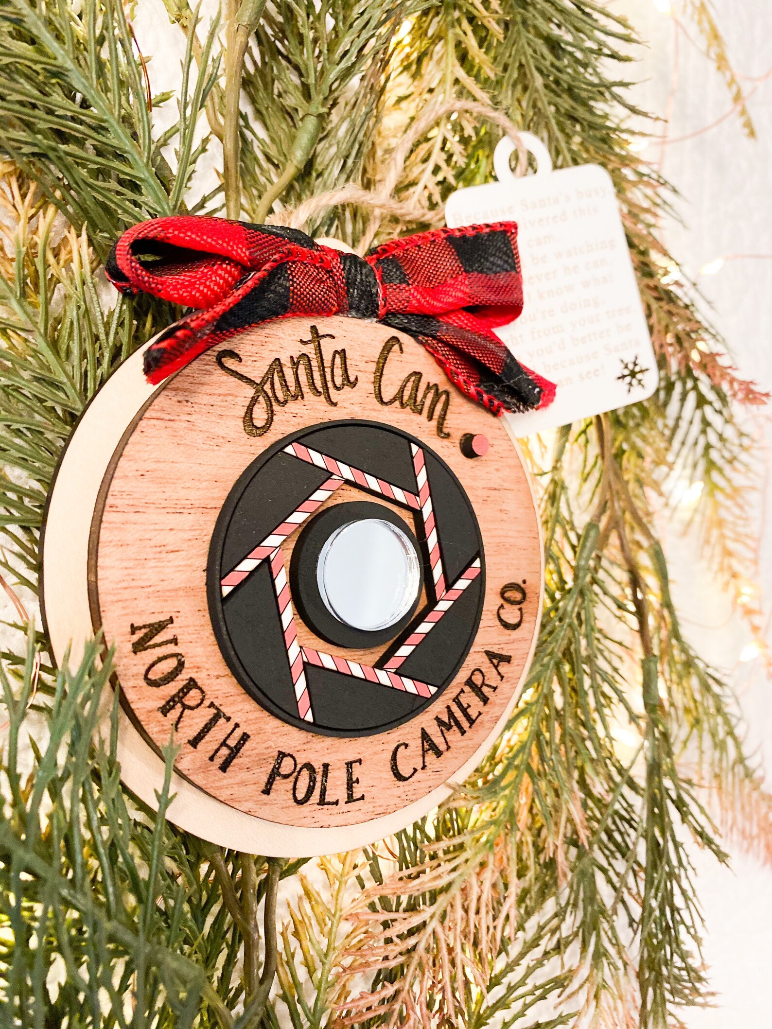 Santa Cam Ornament Digital File File for Laser Cut Ornaments - Etsy