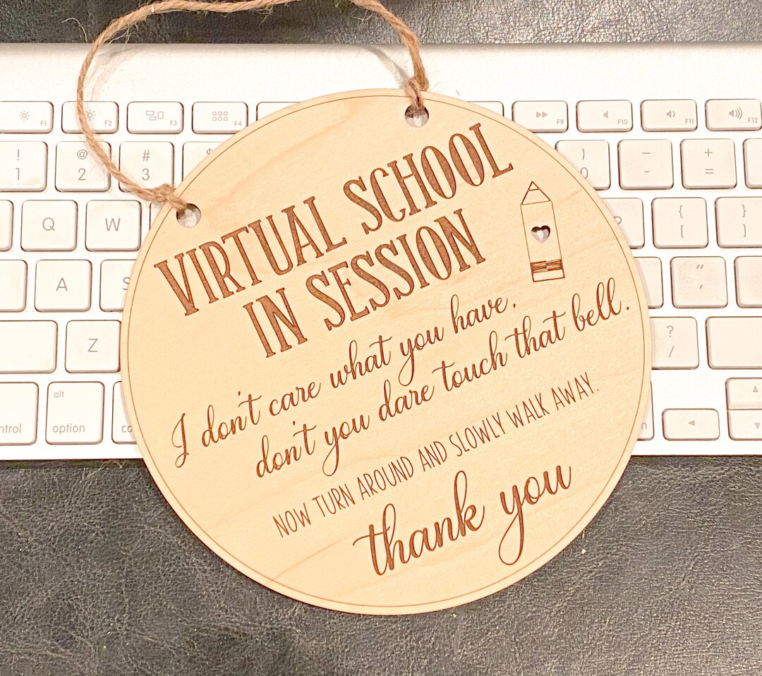 Virtual School Sign SVG, Digital Learning File, Online Learning, School ...