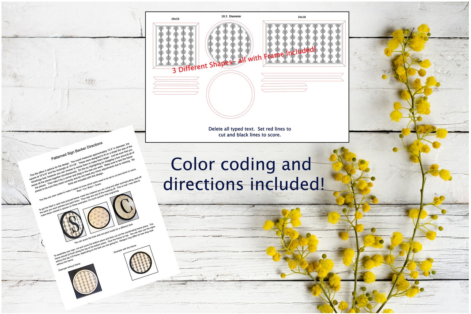 Pattern Sign Background Sign SVG Pattern for Glowforge | Etsy