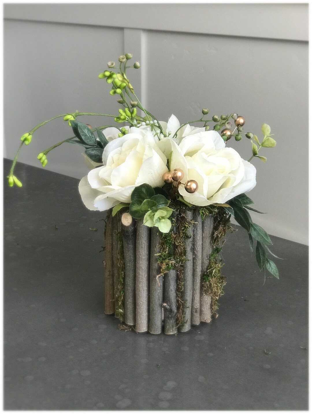Enchanted Forest Flower Centerpiece | Woodland Floral Table Decor ...