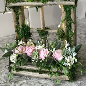 Lighted Fairy Window/ Enchanted Forest/ Fairy Door Reclaimed Wood ...