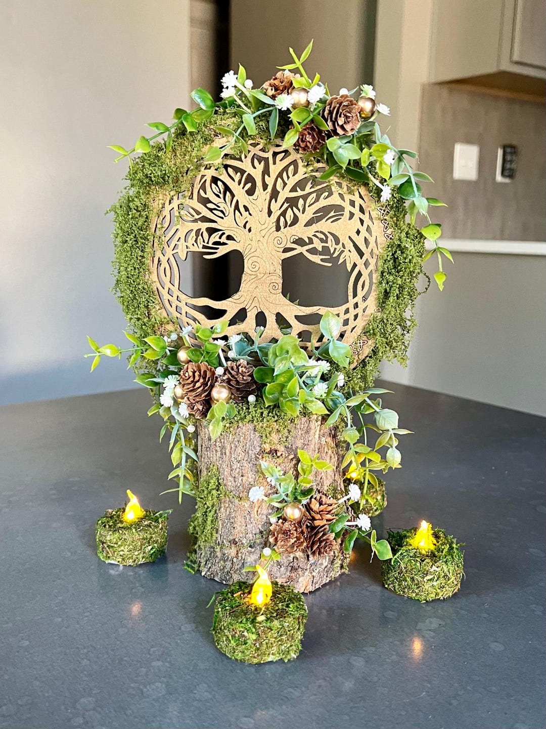 Tree of Life Centerpiece Lighted - Etsy