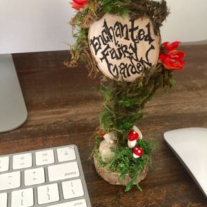 Mushroom Flower Fairy Sign - Etsy