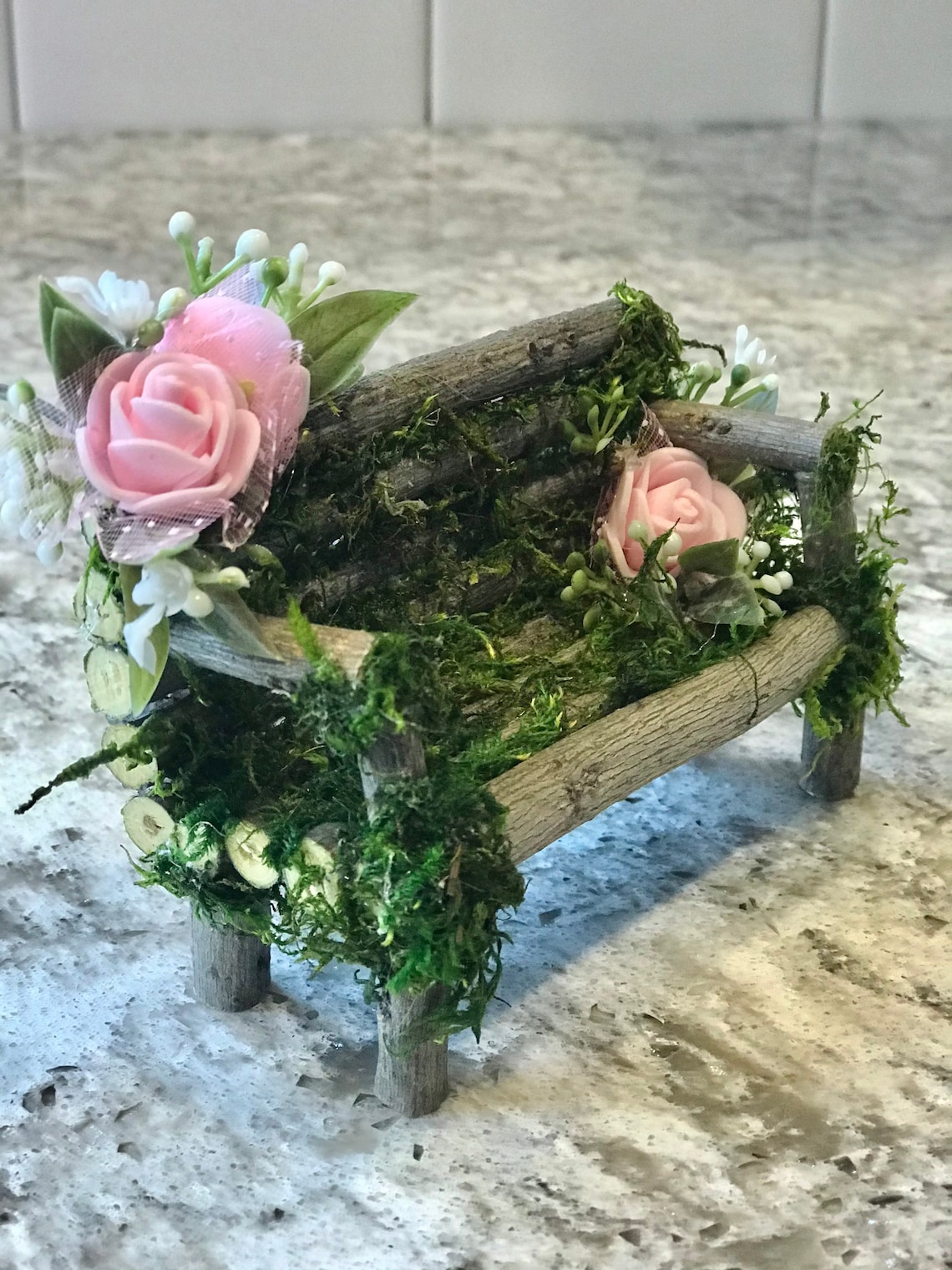 Fairy Bench/fairy Garden/ Enchanted Forest/ Fairy Door - Etsy