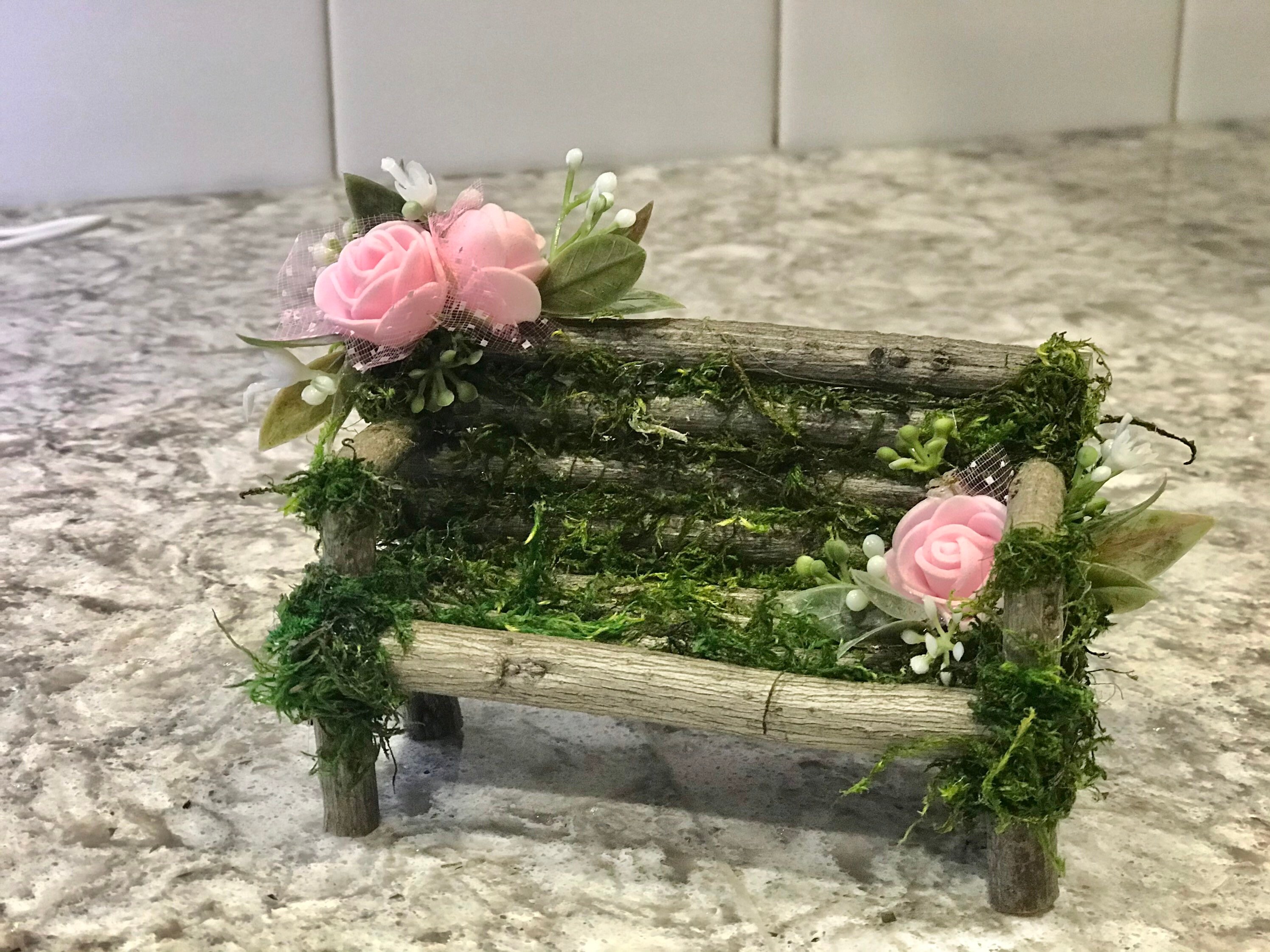 Fairy Bench/fairy Garden/ Enchanted Forest/ Fairy Door | Etsy