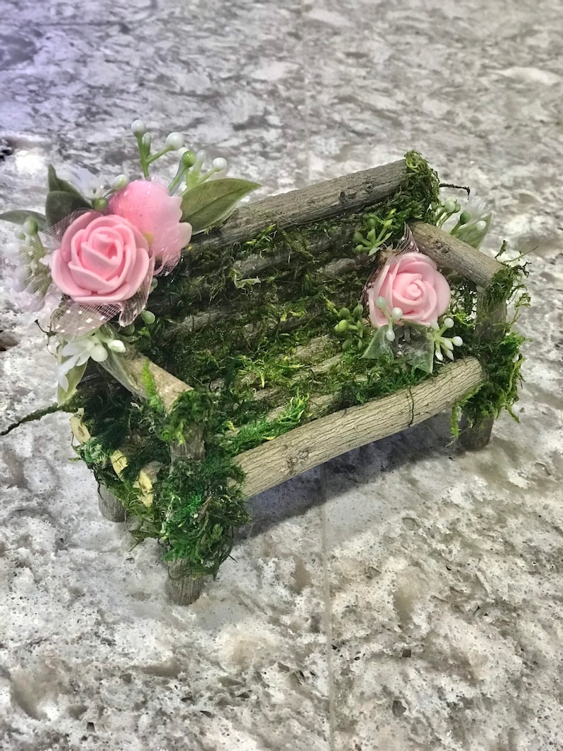 Fairy Bench/fairy Garden/ Enchanted Forest/ Fairy Door | Etsy