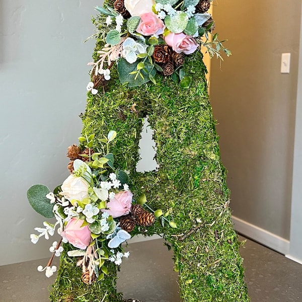 Moss Letter - Etsy