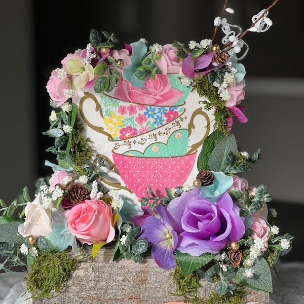 Tea Party Centerpiece - Etsy