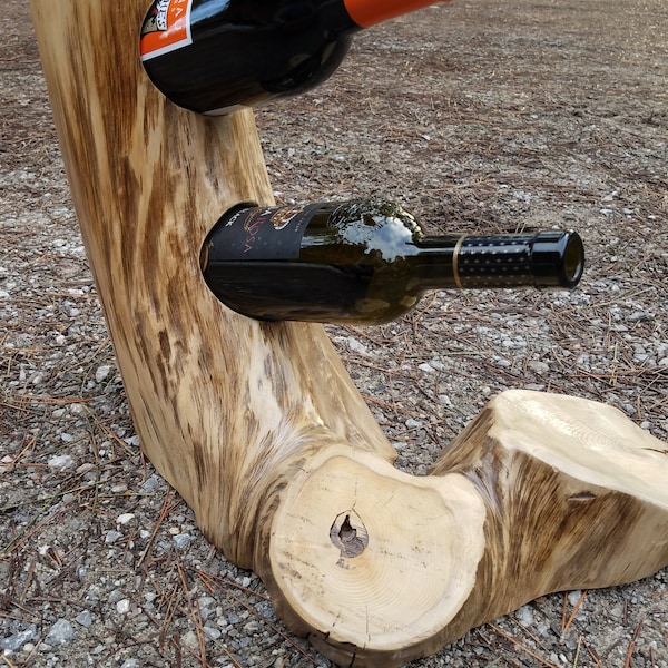 Rustic Wine Rack - Etsy