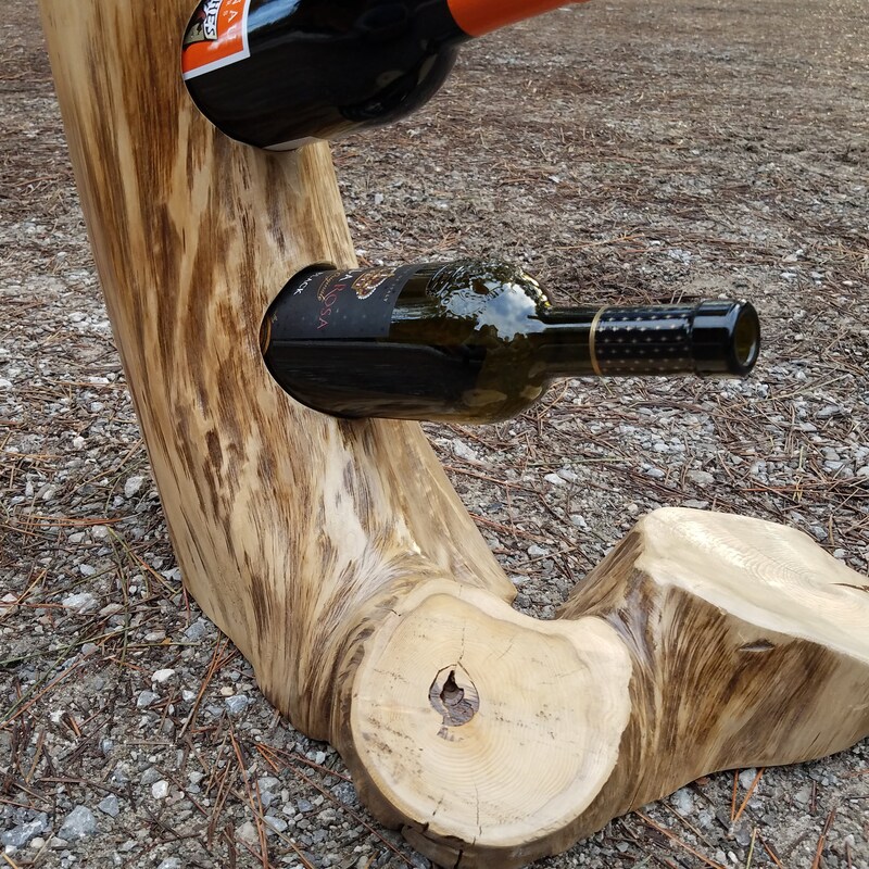 Log Wine Rack - Etsy