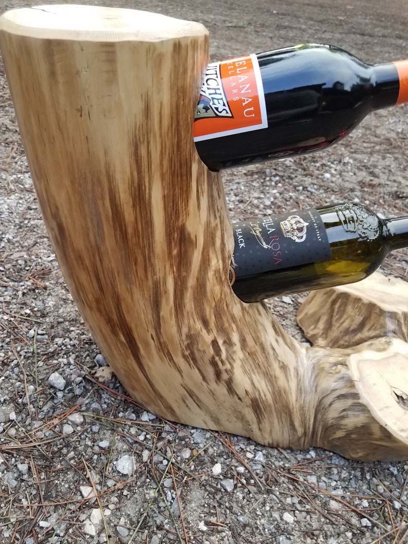 Live Edge Maple Wine Rack - Etsy