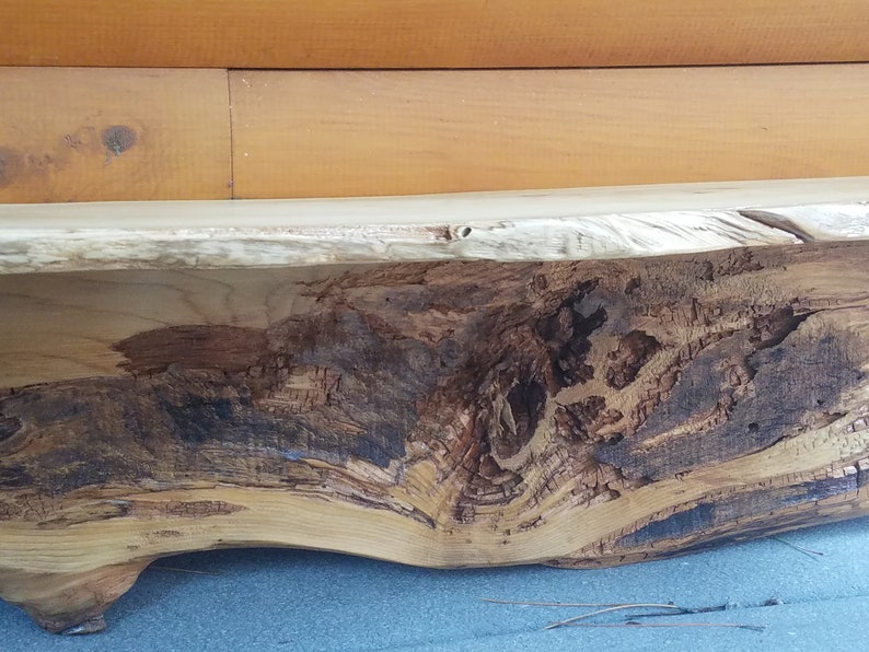 Live Edge Destructed Shelf - Etsy