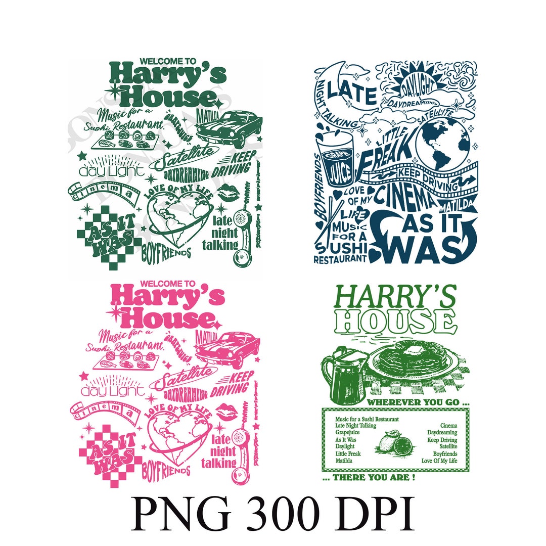 Harry's House Digital PNG Harry Merch Png Love on Tour - Etsy