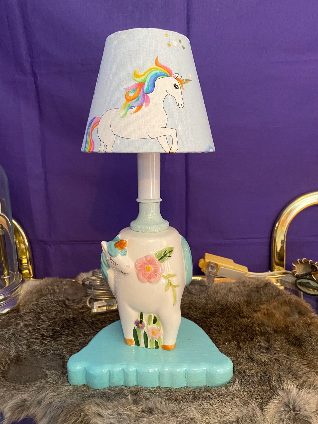 Unicorn Accent Lamp - Etsy