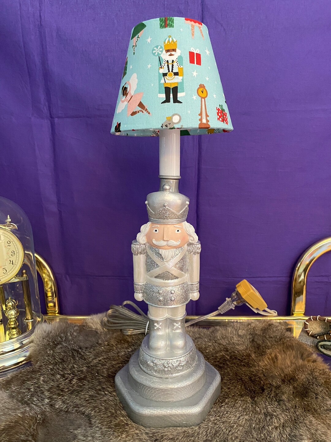 Nutcracker Captain Accent Lamp - Etsy