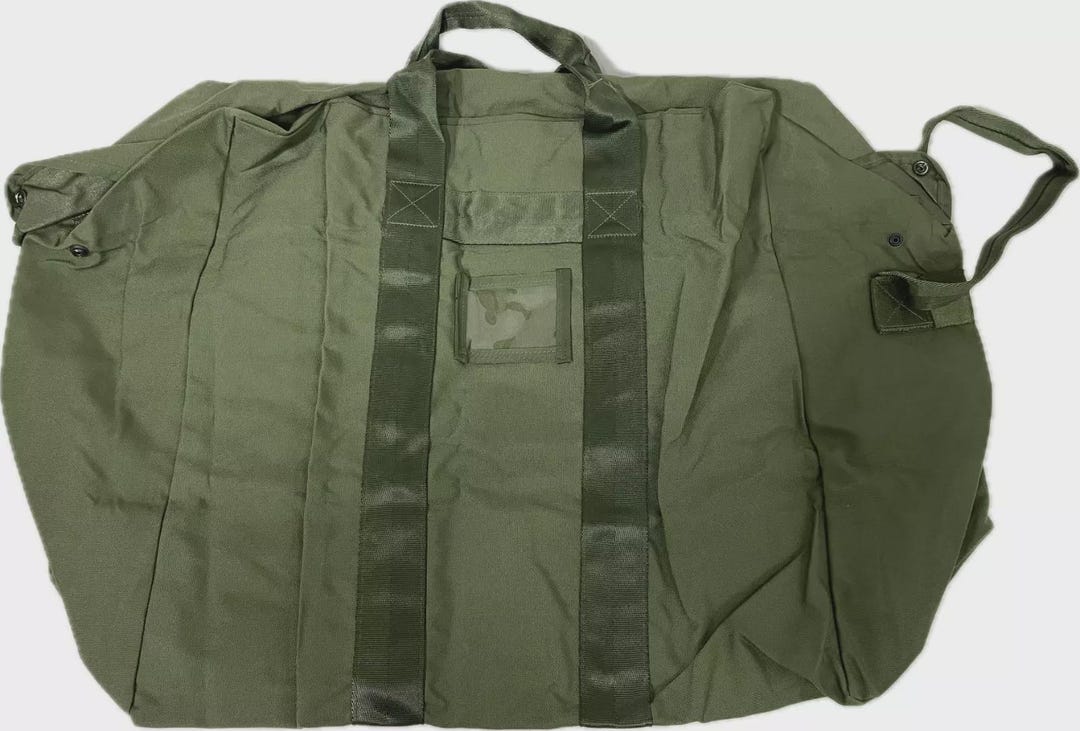 NEW Genuine US Military Flyers Kit Bag Green Large Aircrew Duffel ...