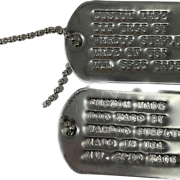 Ww2 Dog Tag Custom - Etsy
