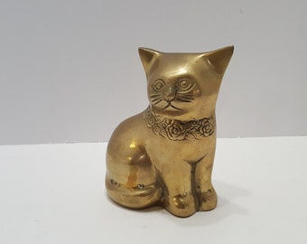 Vintage cat figurine | Etsy