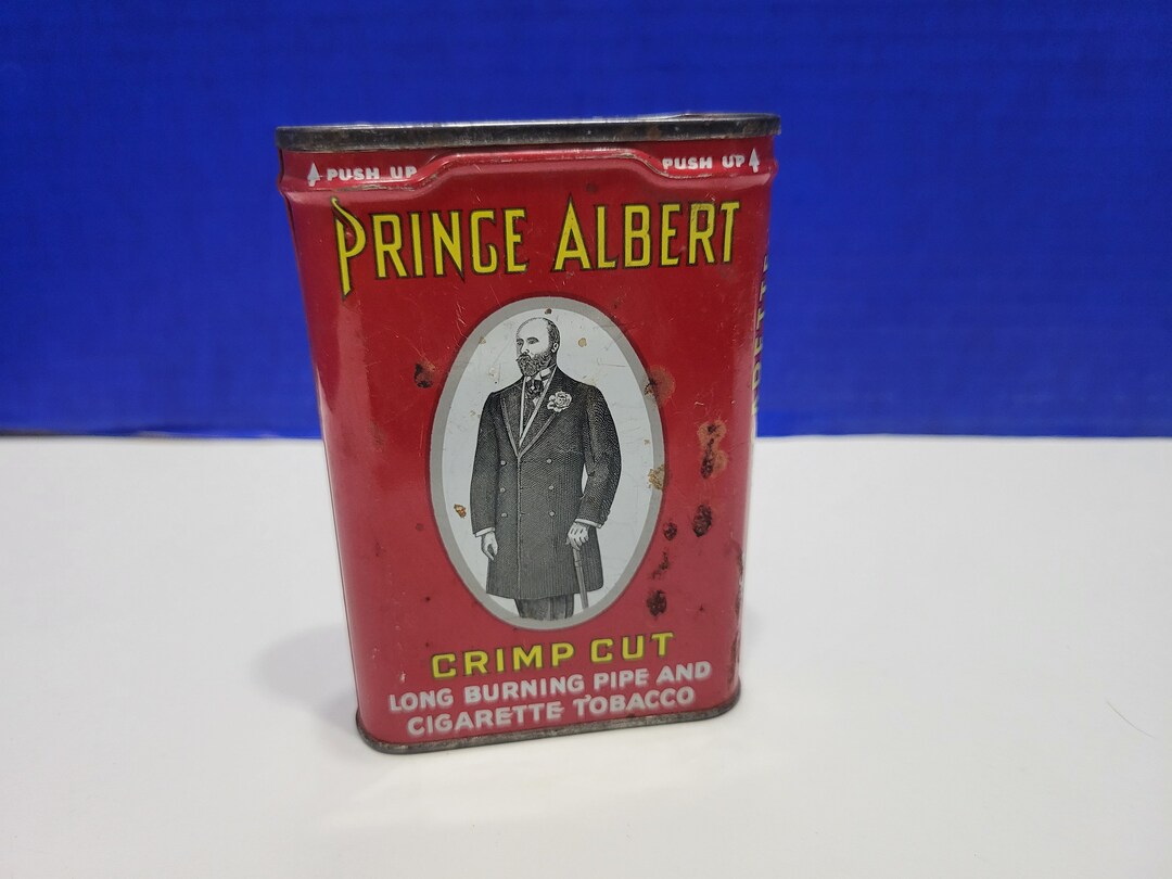 Vintage Red Prince Albert Tobacco Tin Collectible Tobacciana - Etsy