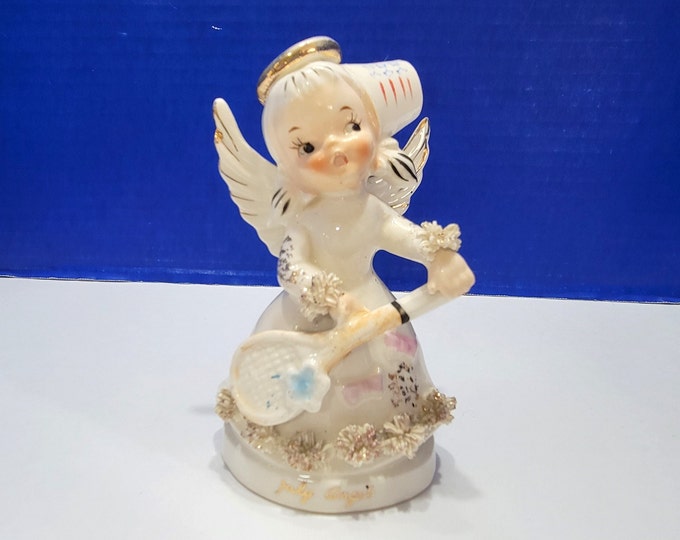 Vintage Patriotic July Birthday Angel Figurine - Etsy