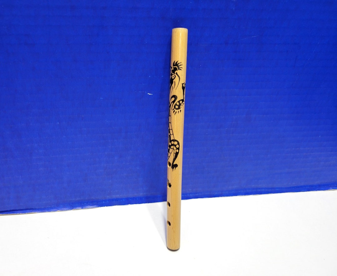 Vintage Wood Carved Flute Recorder With Asian Dragon - Etsy