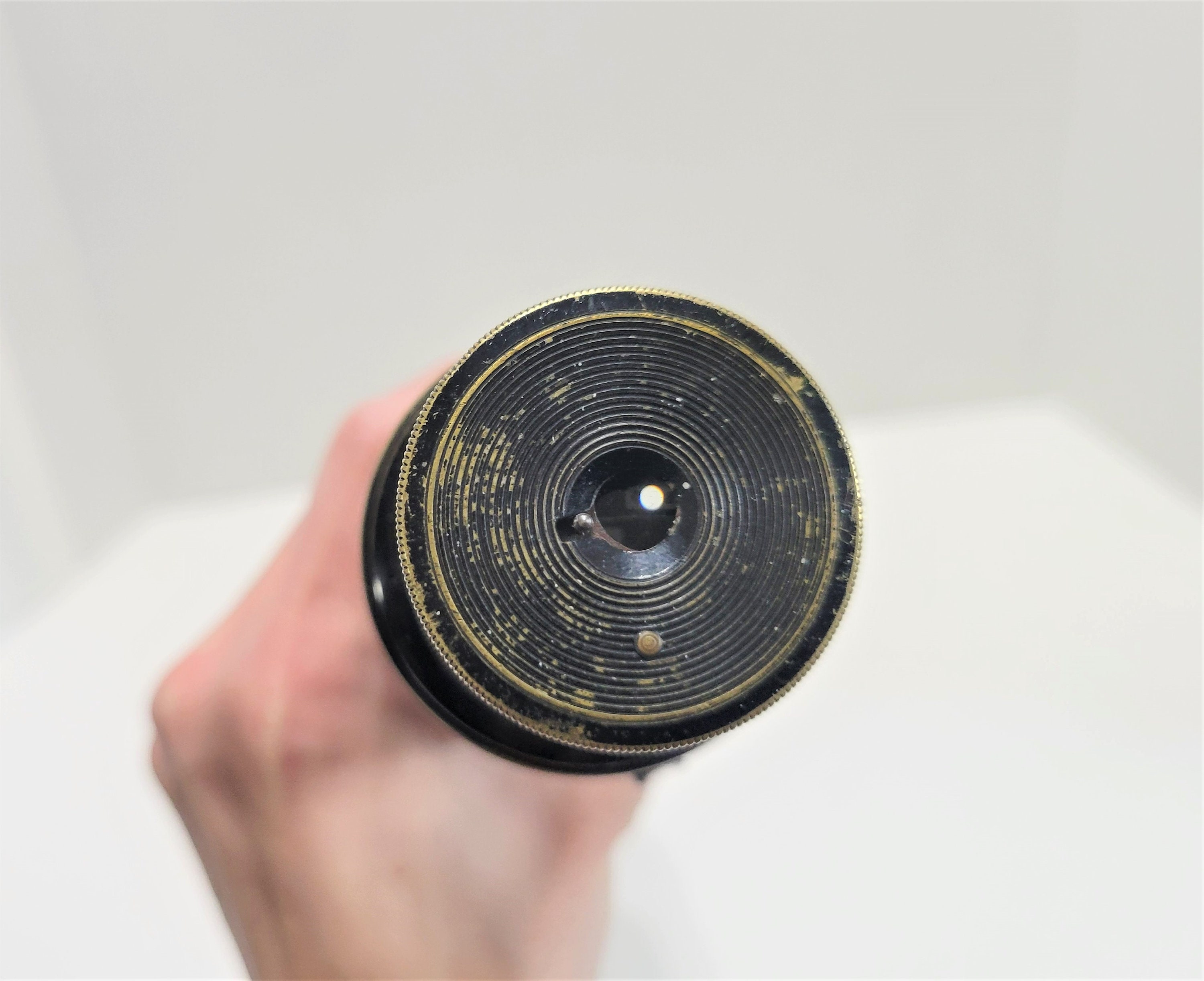 Vintage Black Metal Telescope Long Nautical Scope Made in France