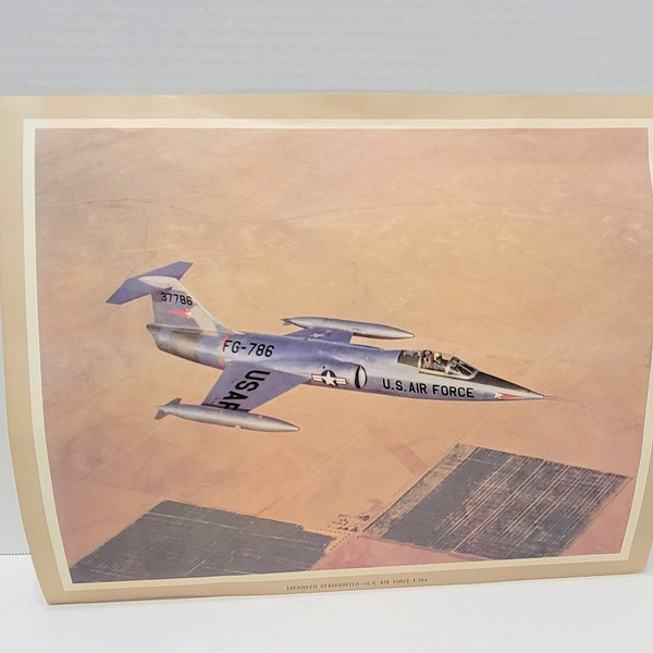Vintage Us Air Force Poster - Etsy