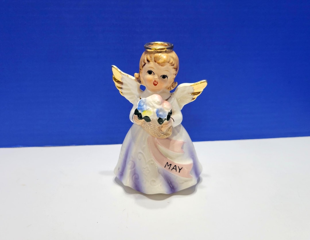 Vintage May Birthday Angel Made in Japan - Etsy