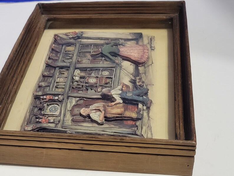 1968 Anton Pieck 3D Shadow Box Art Wall Hanging New York City - Etsy