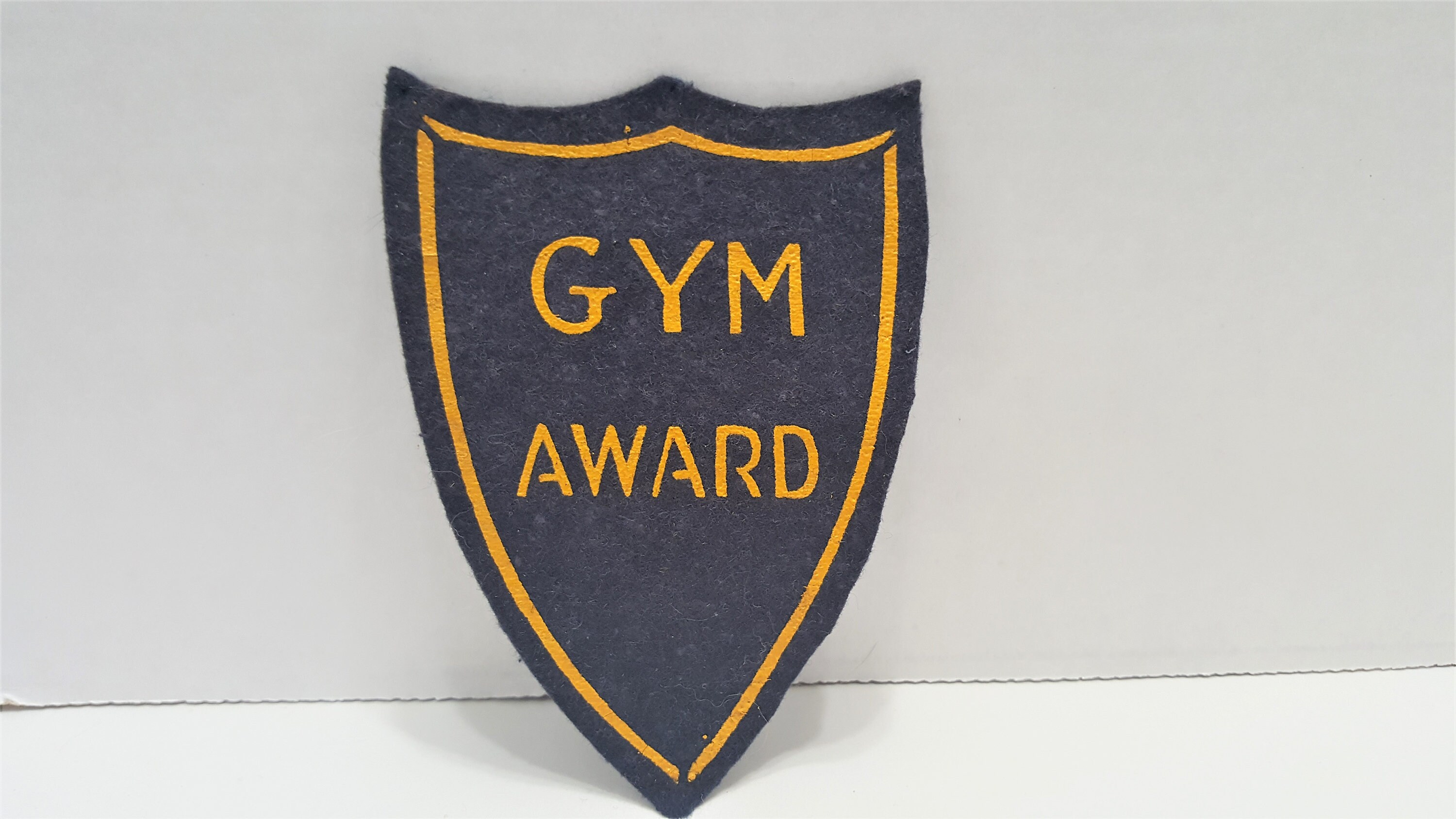 Vintage Felt Gym Award Patch