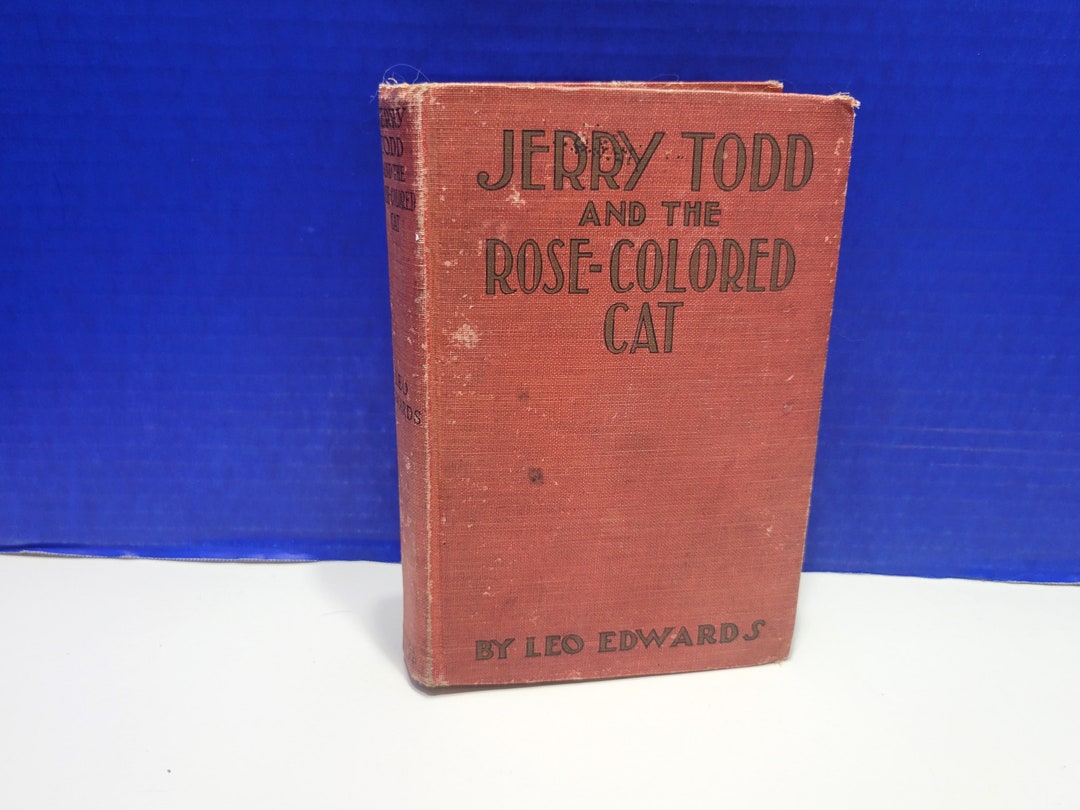 1921 Jerry Todd and the Rose-colored Cat Hardcover Fiction - Etsy