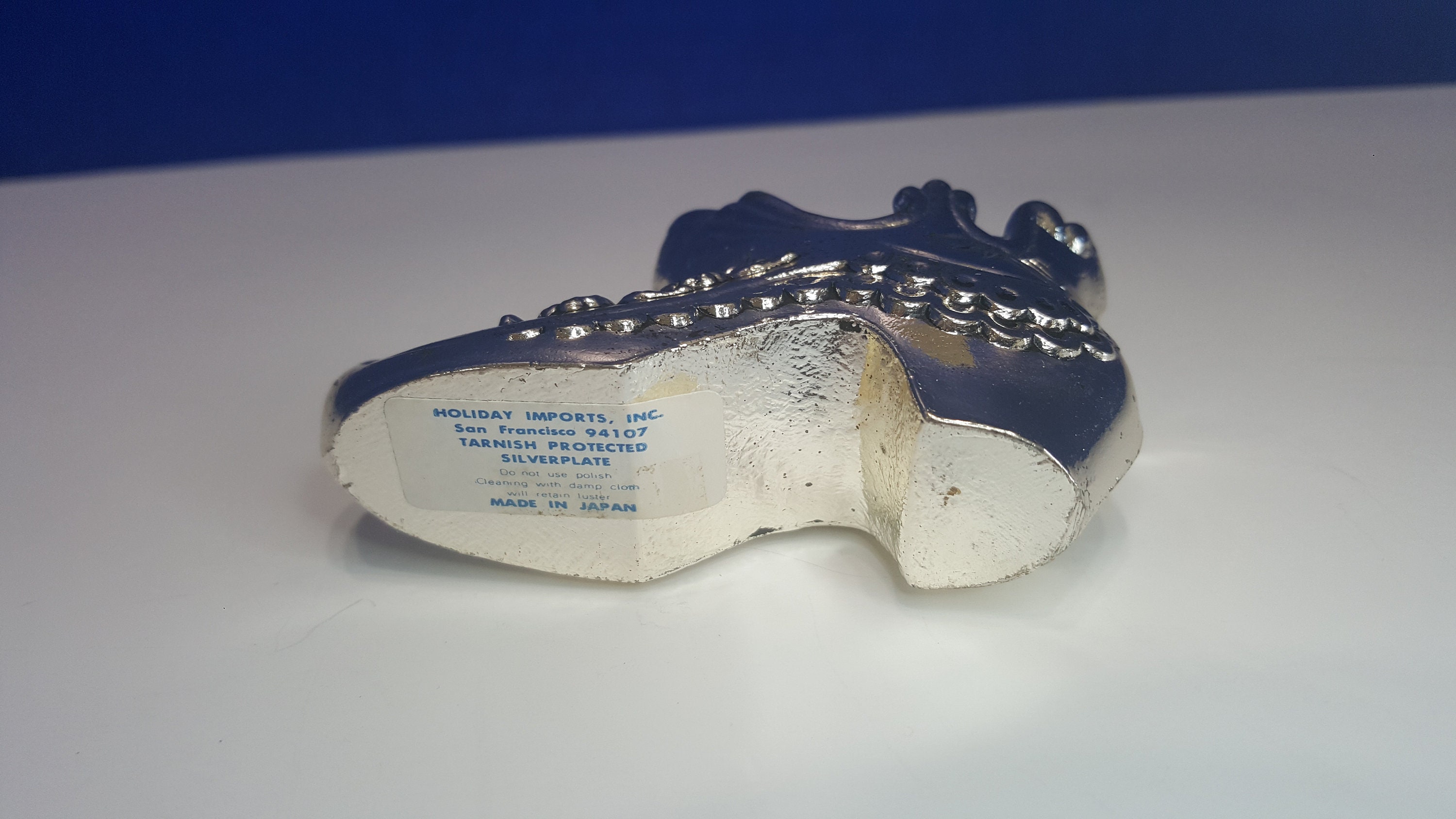 Victorian Metal Shoe Pin Cushion