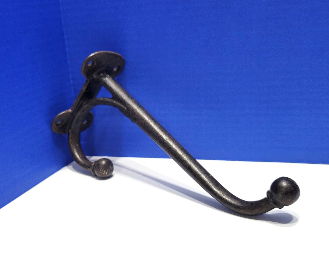 Large Antique Cast Iron Coat Hook - Etsy