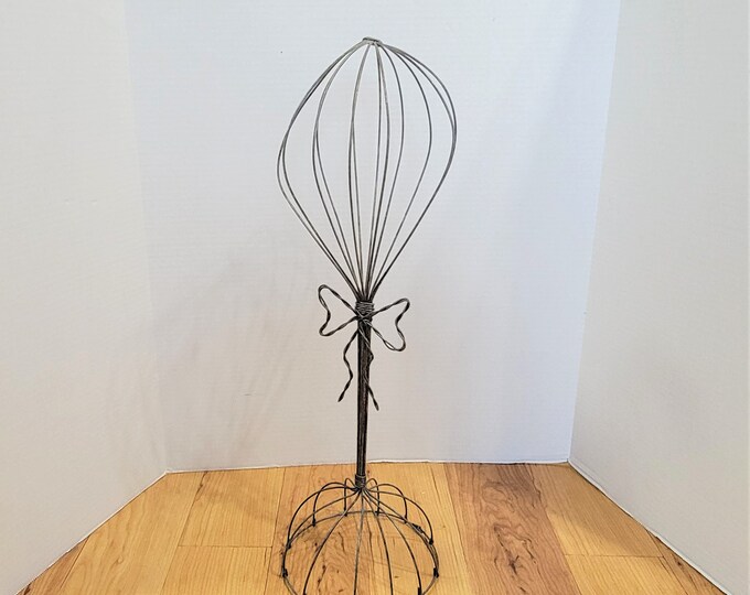 Vintage Black Wire Hat Stand With Bow - Etsy