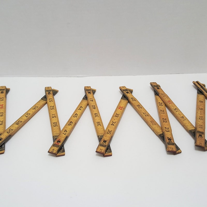 Folding Wood Ruler - Etsy