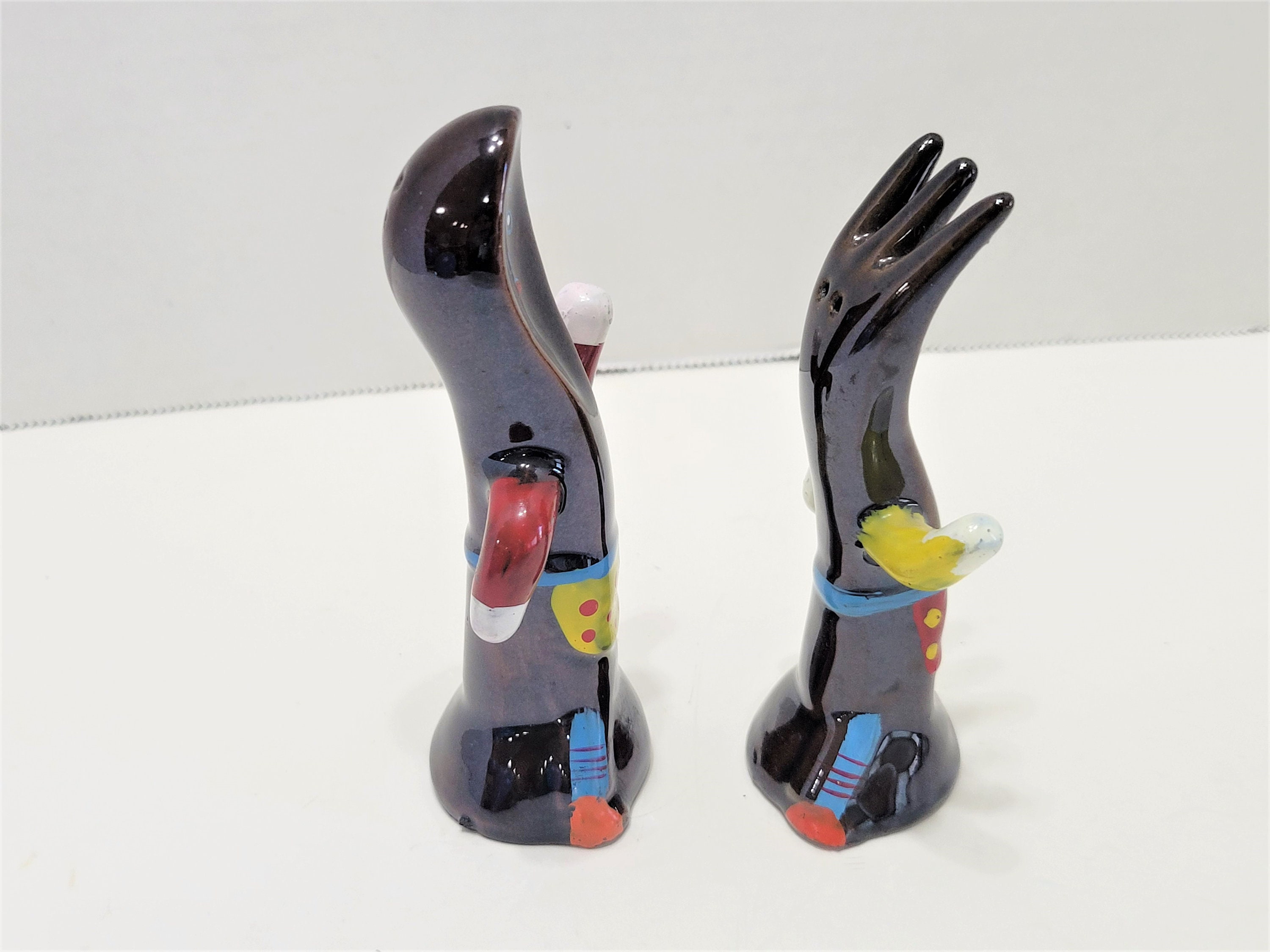Vintage Enesco Anthropomorphic Fork and Spoon Salt and Pepper Shaker Set